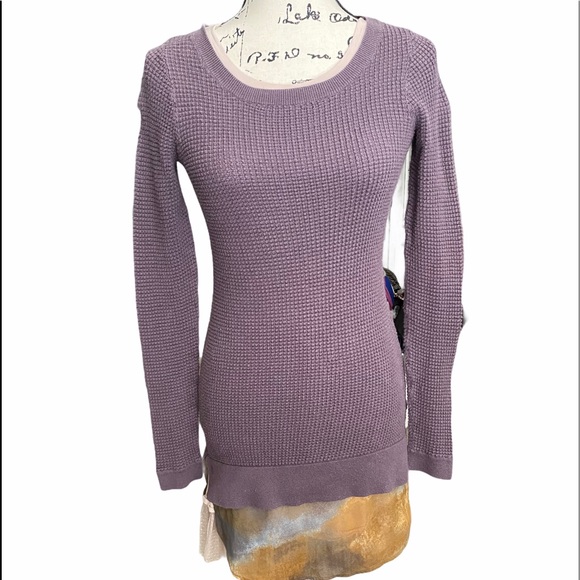 LOGO by Lori Goldstein | Tops | Logo Layers Waffle Knit Shirt Layer ...